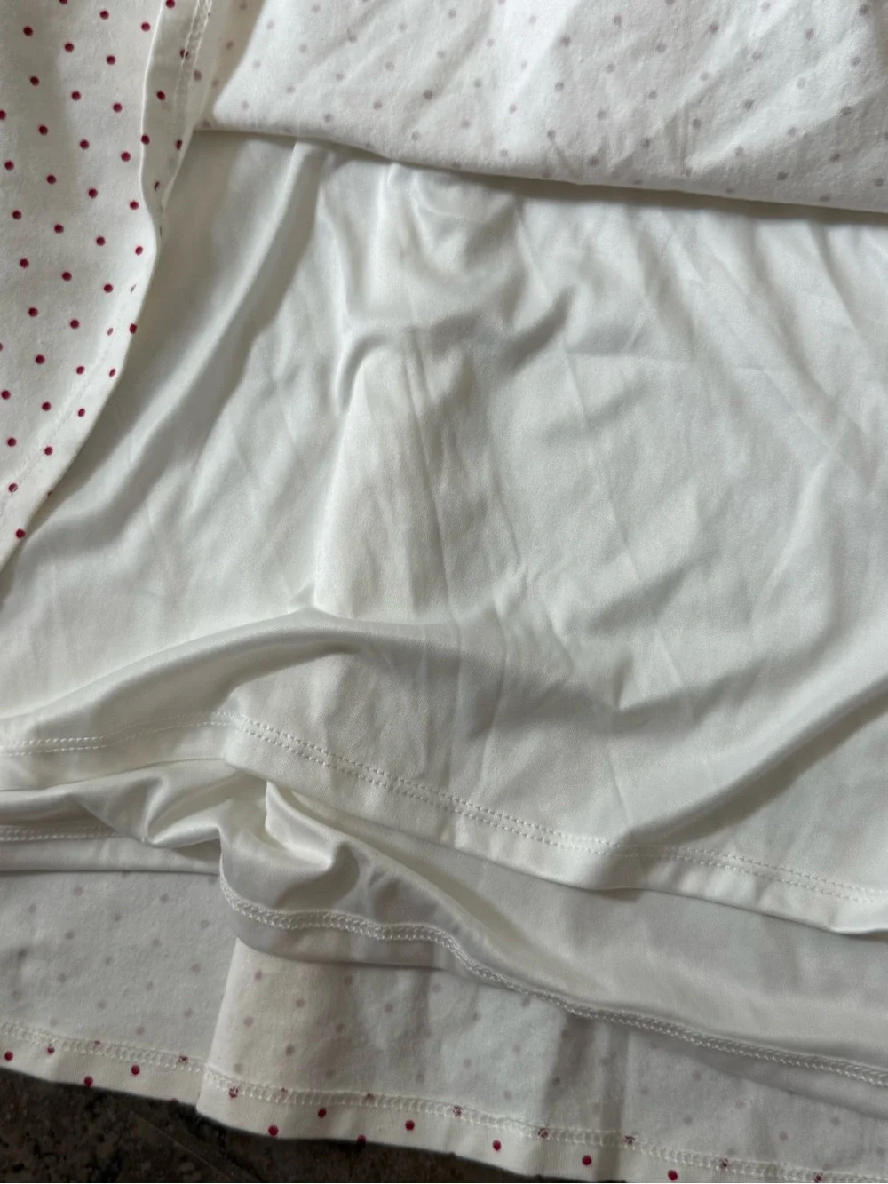 wild fable | Dresses | Womens Cream Red Polka Dot Puffsleeve Dress With ...